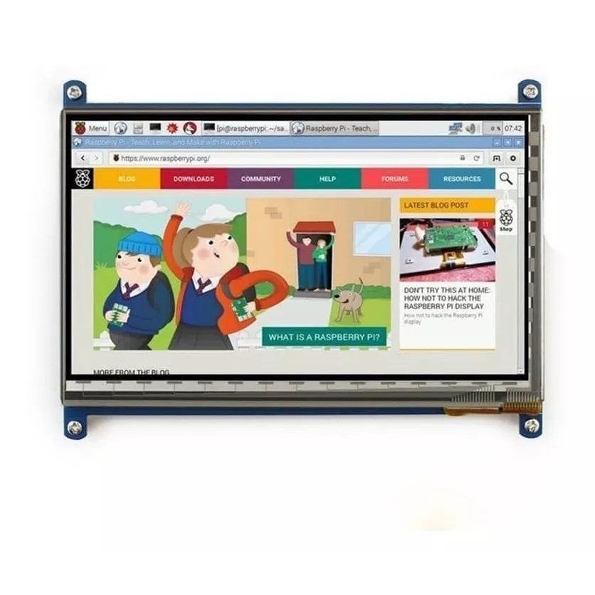 Tela Display Lcd 7 Touch Capacitiva 1024x600 | Shopee Brasil