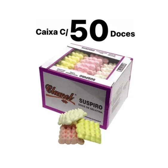 Doce Suspiro Clamel 1,05kg c/50 unds | Shopee Brasil