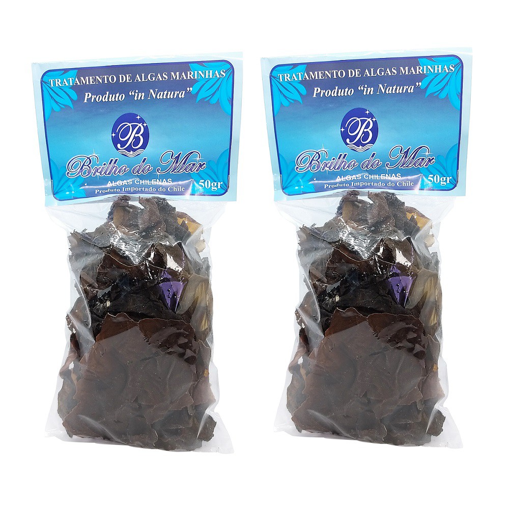 Algoterapia capilar - 2 pacotes de Algas marinhas chilenas de 50g da ...