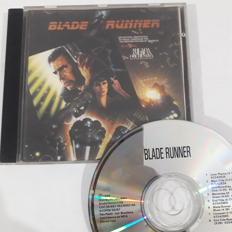Cd - BLADE RUNNER - Soundtrack - Trilha Sonora Original | Shopee Brasil