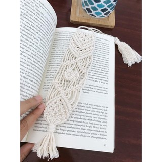 Marcador de página feito em Macrame | Shopee Brasil