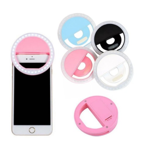 Mini Ring Light Para Celular Fotos e Vídeos Profissionais Instagram Blog Youtube Tik Tok ...