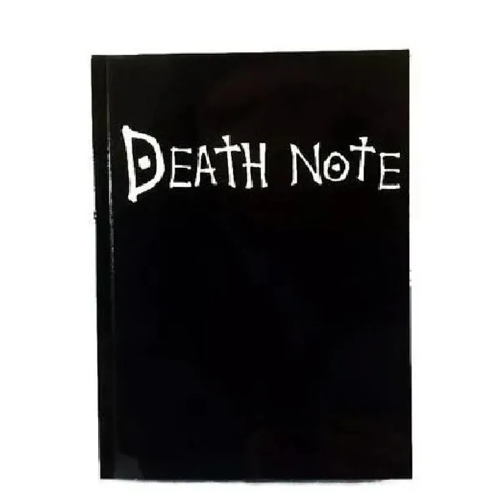 Caderno Death Note L Kira Ryuk Anime Livro Black | Shopee Brasil