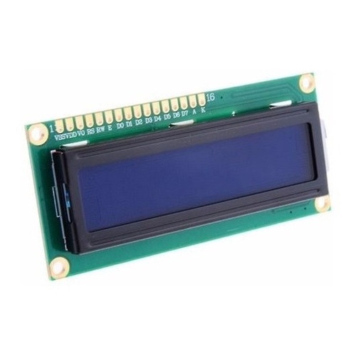 Display Lcd 16x2 1602 Back Azul Pic Atmel Arduino Raspberry | Shopee Brasil