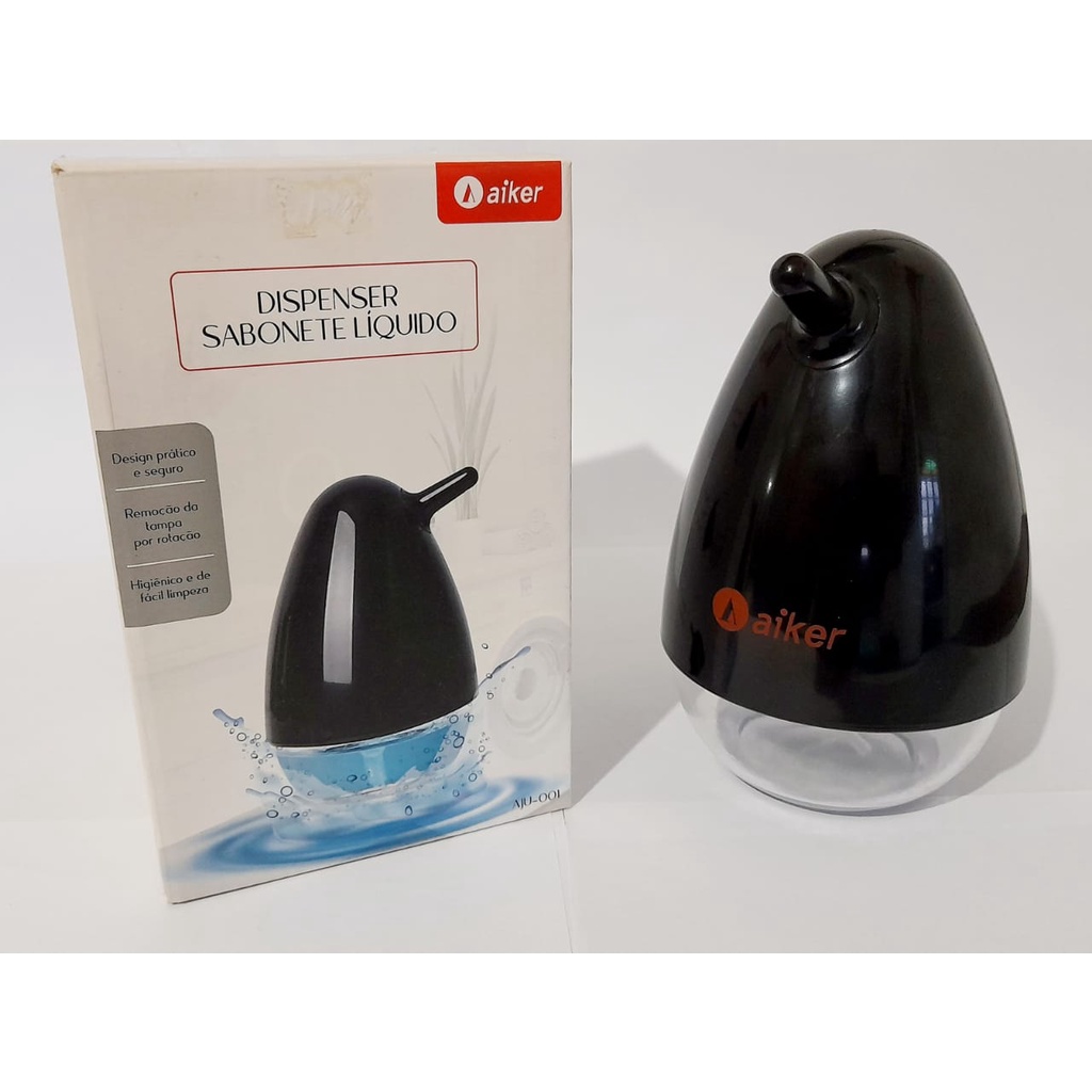 Saboneteira Dispenser para Sabonete Liquido Alcool em Gel Luxo Aiker ...