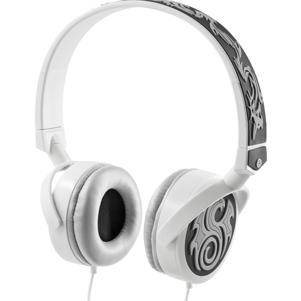 Fone de Ouvido Headphone 3D Tribal Cinza MF-8603C | Shopee Brasil