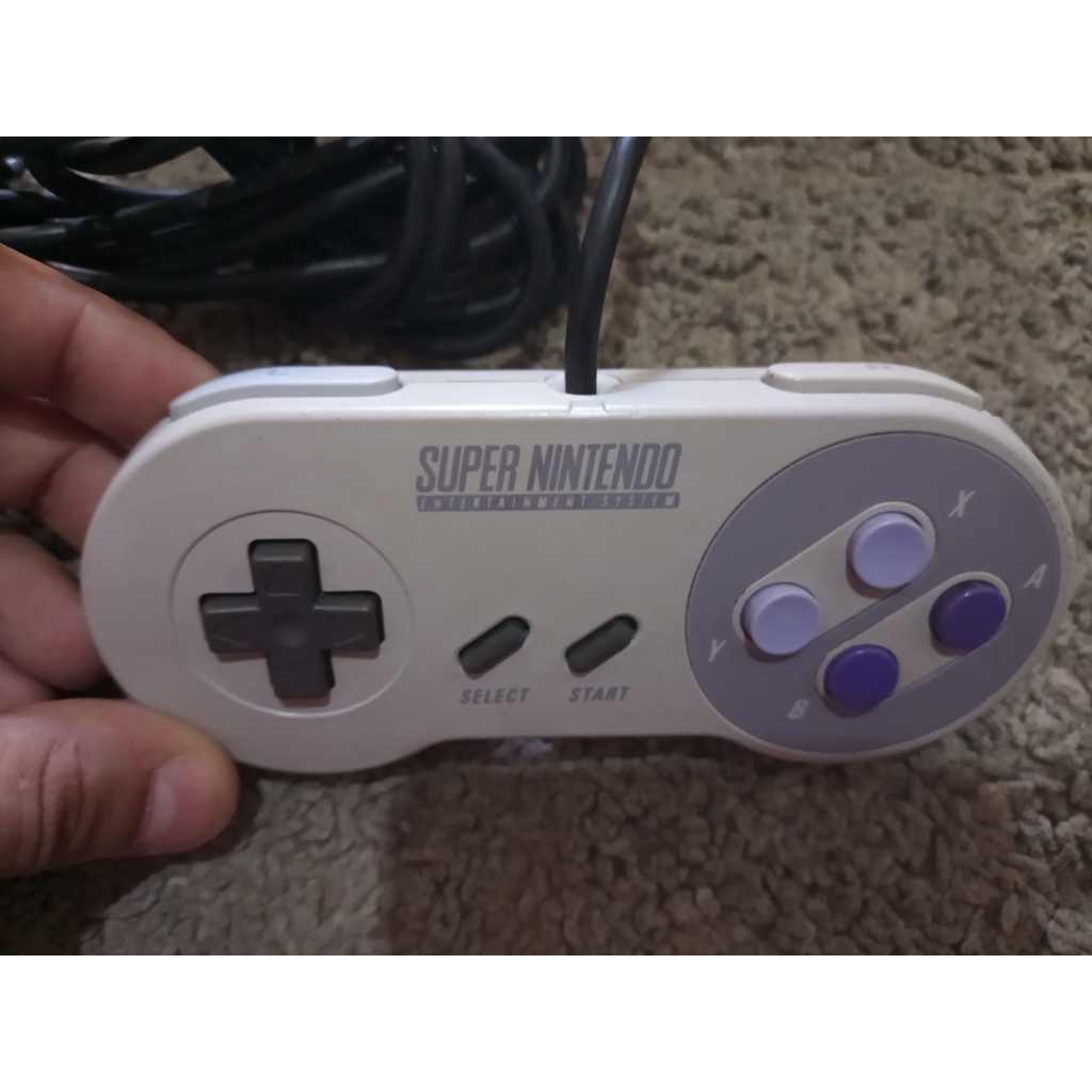 Controle Super Nintendo Original Novissimo Funcionando 100% | Shopee Brasil