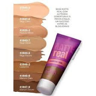 base avon color trend matte real | Shopee Brasil