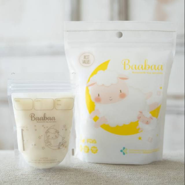 BAABAA ASI Bags VALUE PACK Edition Poupa Branco Clear 100ML-Armazenagem ...