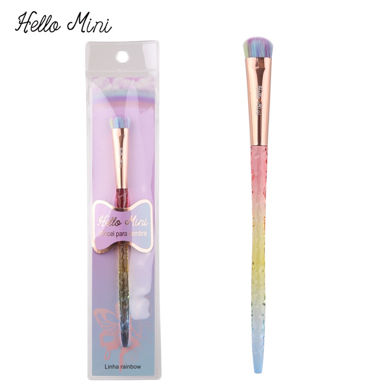 Pincel para Sombra HELLO MINI Linha Rainbow - JL08 | Shopee Brasil