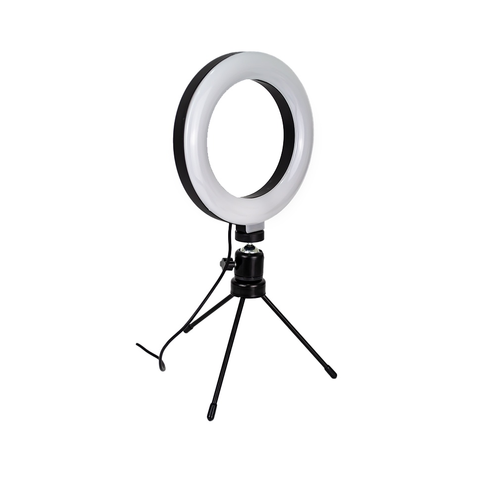 Ring Light Led Mesa Iluminador Pequena Tripé 6 Polegada 16cm Promoção ...
