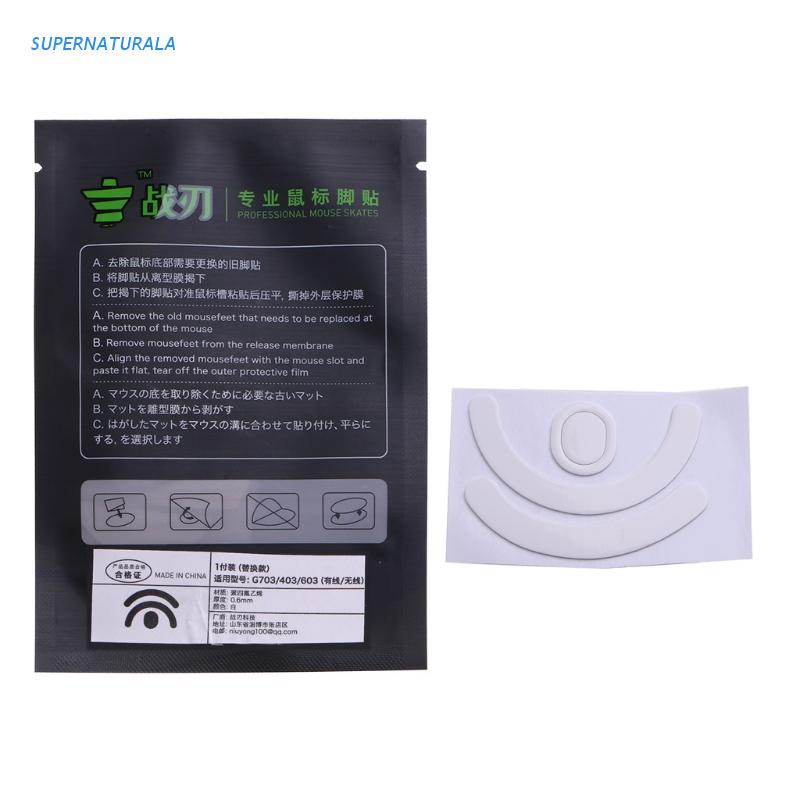 SUPERNATURALA for logitech G403 G603 G703 Mouse Feet Sticker Mice Skate ...