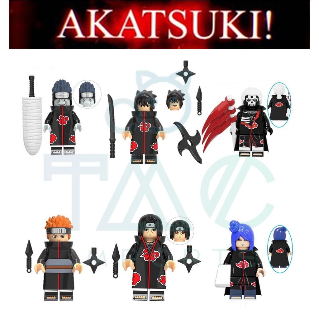 Lego do anime Naruto / Akatsuki | Shopee Brasil