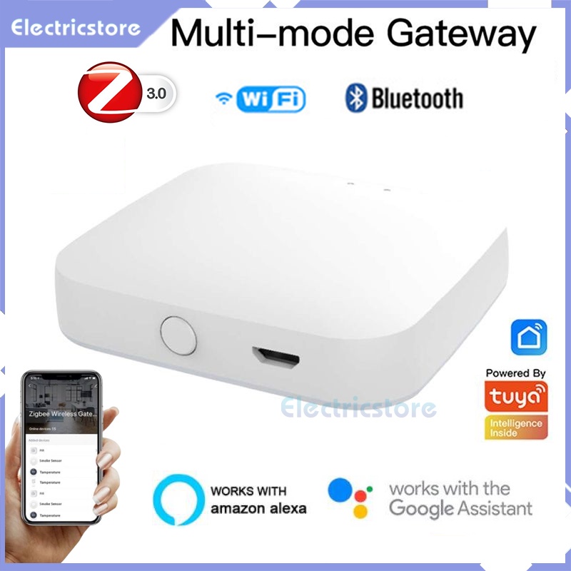 Tuya Multi-modo Smart Gateway ZigBee 3.0 Bluetooth compatível com Mesh ...