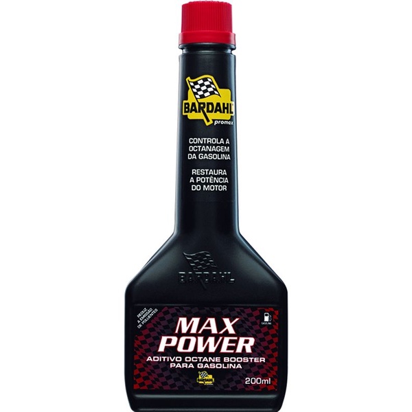 KIT 4 ADITIVO COMBUSTÍVEL - BARDHAL MAX POWER - GASOLINA / OCTANE ...