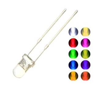 Kit Led 5mm 3v Alto Brilho para circuito arduino esp | Shopee Brasil