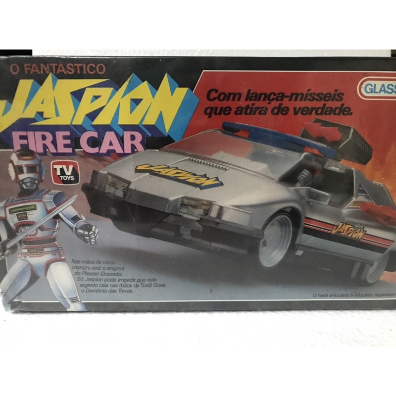 Jaspion Tokusatsu Fire Car Glasslite | Shopee Brasil