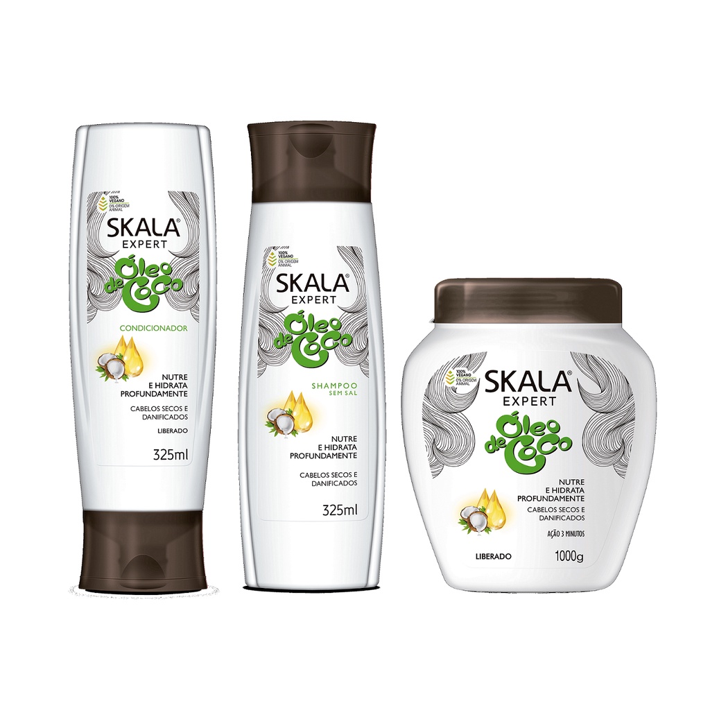 Kit Skala Oleo De Coco Expert | Shopee Brasil