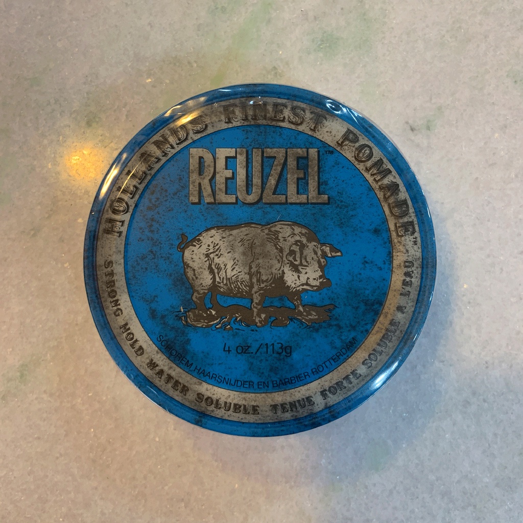 Pomada Reuzel Azul - Solúvel em água - Fixação Forte - Alto Brilho ...