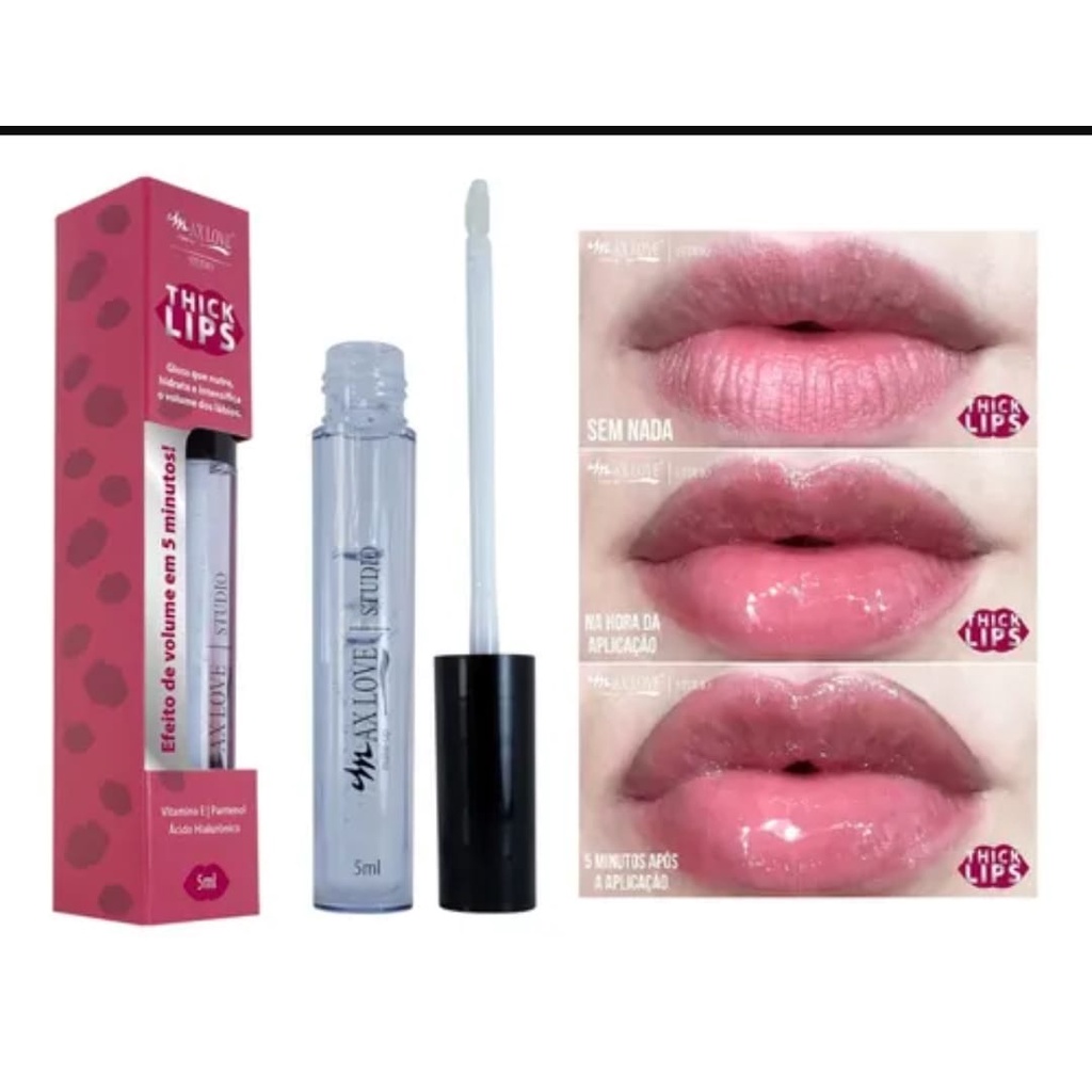 Gloss Thick Lip Max Love | Shopee Brasil