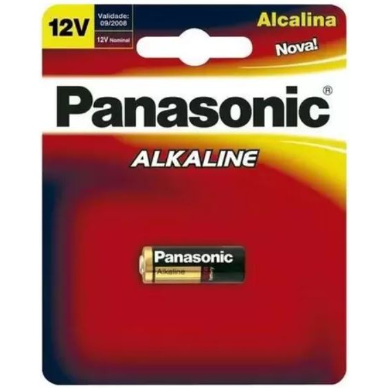 Bateria Alcalina LRV08 - 23A, MN 12v - Panasonic LR-V08-1BT | Shopee Brasil