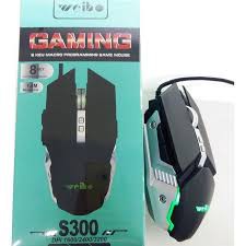 Mouse weibo Gaming Gamer 8 Botoes S300 Preto | Shopee Brasil