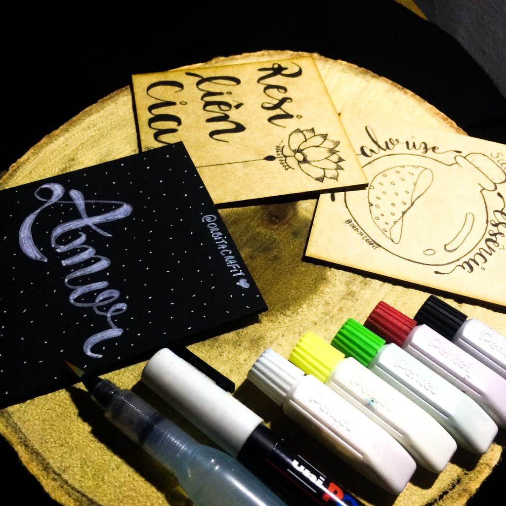 Kit Mini Placas Decorativas Lettering (3 peças) | Shopee Brasil