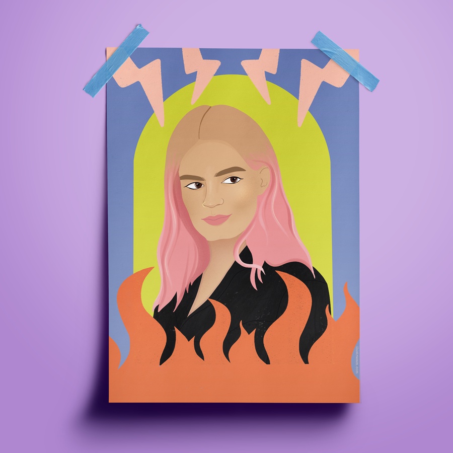Maeve Sex Education Netflix Poster A4 Shopee Brasil