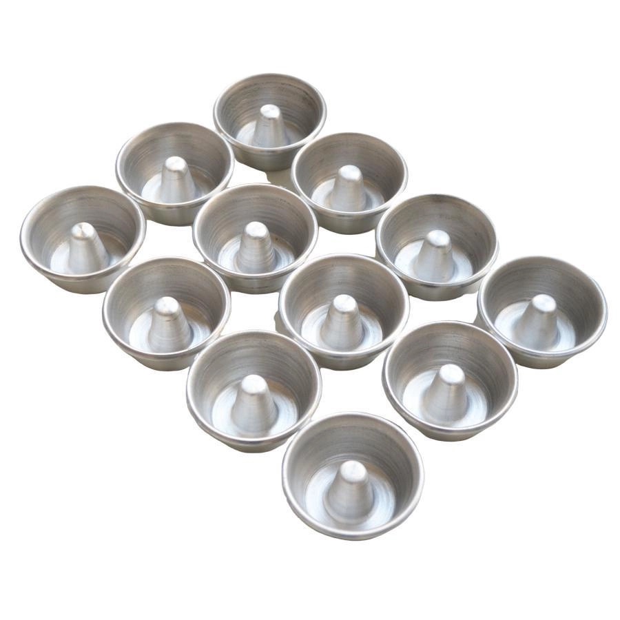 12 Forma P/ Mini Pudim Alumínio N°3 Fest forma | Shopee Brasil