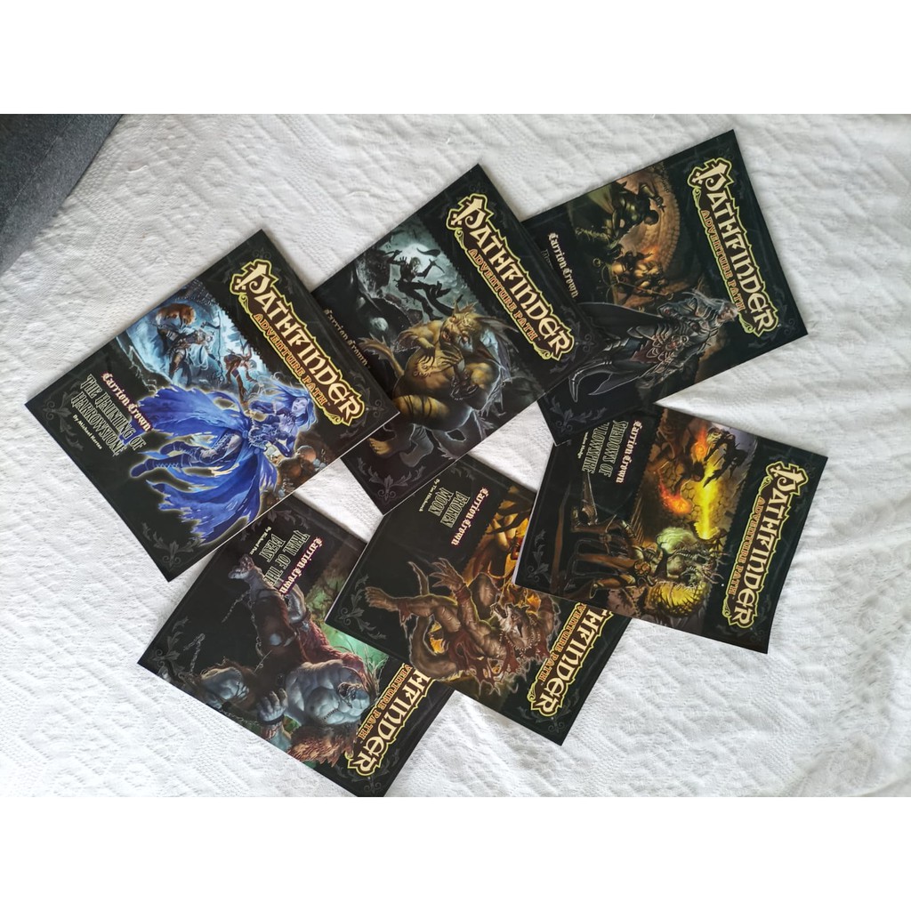 RPG Pathfinder Carrion Crown Adventure Path saga completa | Shopee Brasil