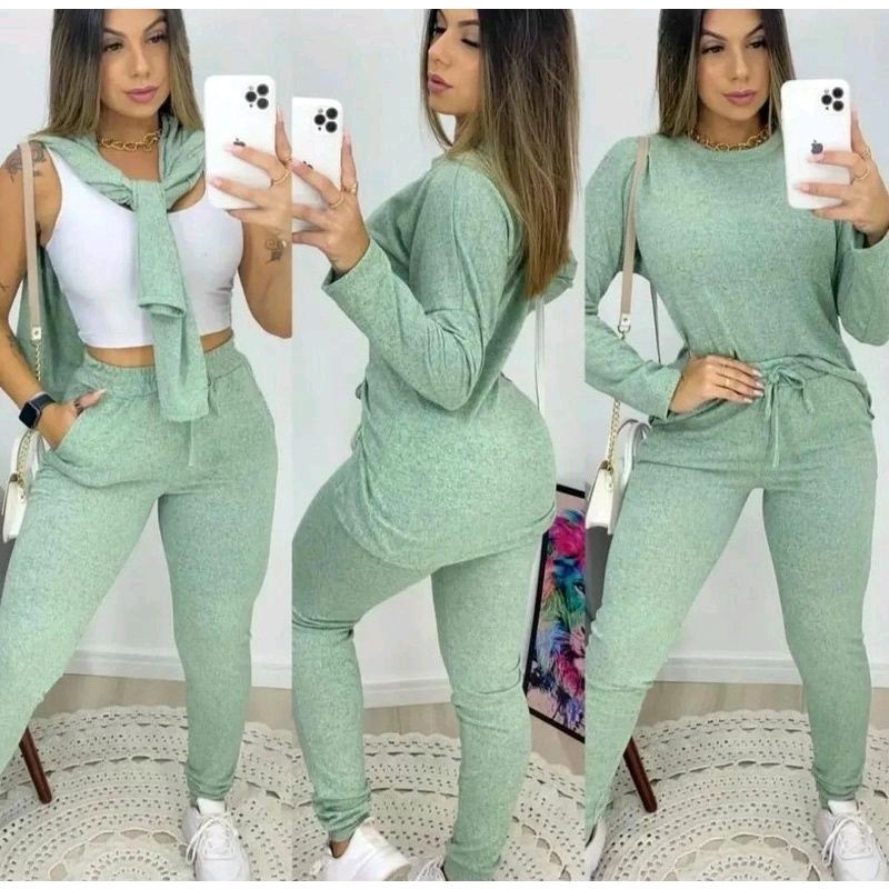 Conjunto Lanzinha Feminina. | Shopee Brasil