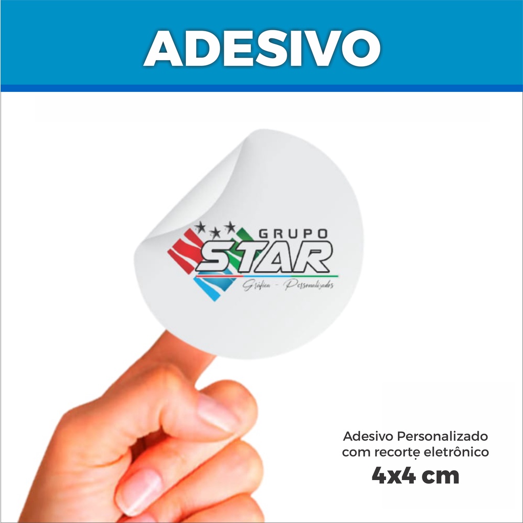 adesivos personalizados 4x4cm 1.200 unidade com recorte | Shopee Brasil