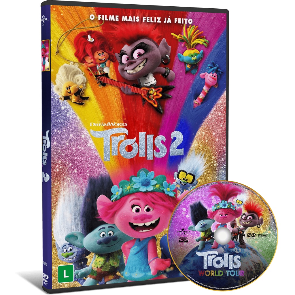 DVD Filme Trolls 2 (2020) | Shopee Brasil