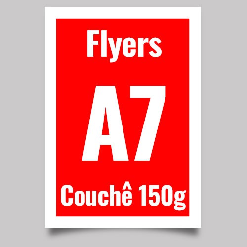 800 Panfletos Flyers Personalizados 7,4x10,5cm (A7) 150g | Shopee Brasil