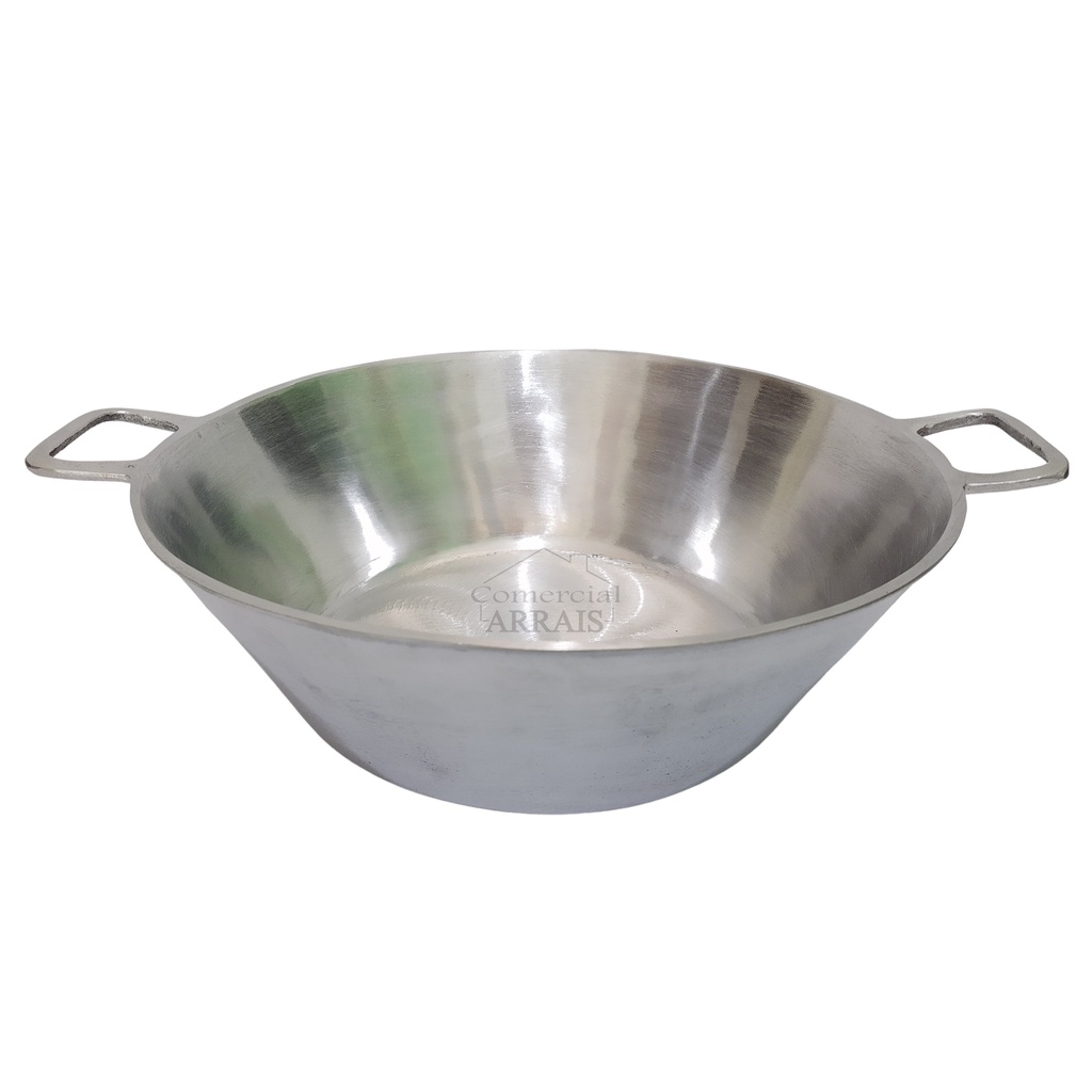 Tacho Grande N°50 De Alumínio Batido Fundido Grosso Reforçado | Shopee ...