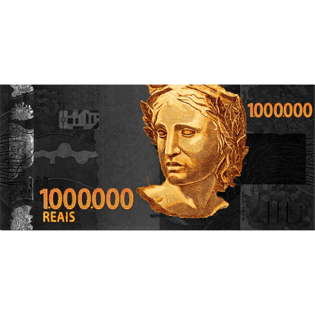 Placa Decorativa 20x30 1 milhão de reais | Shopee Brasil