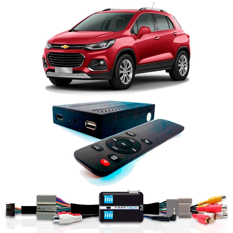 Interface de Video com TV Full HD GM Tracker 2017 a 2020 | Shopee Brasil