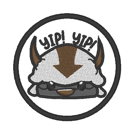 Patch Appa Avatar Bordado Aplique Termocolante | Shopee Brasil