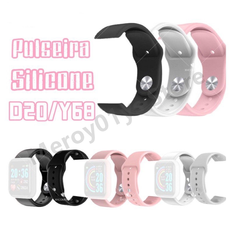 Smart watch Band Y68/D20/D28 Pulseira De Silicone Substitui Tpu Macio ...