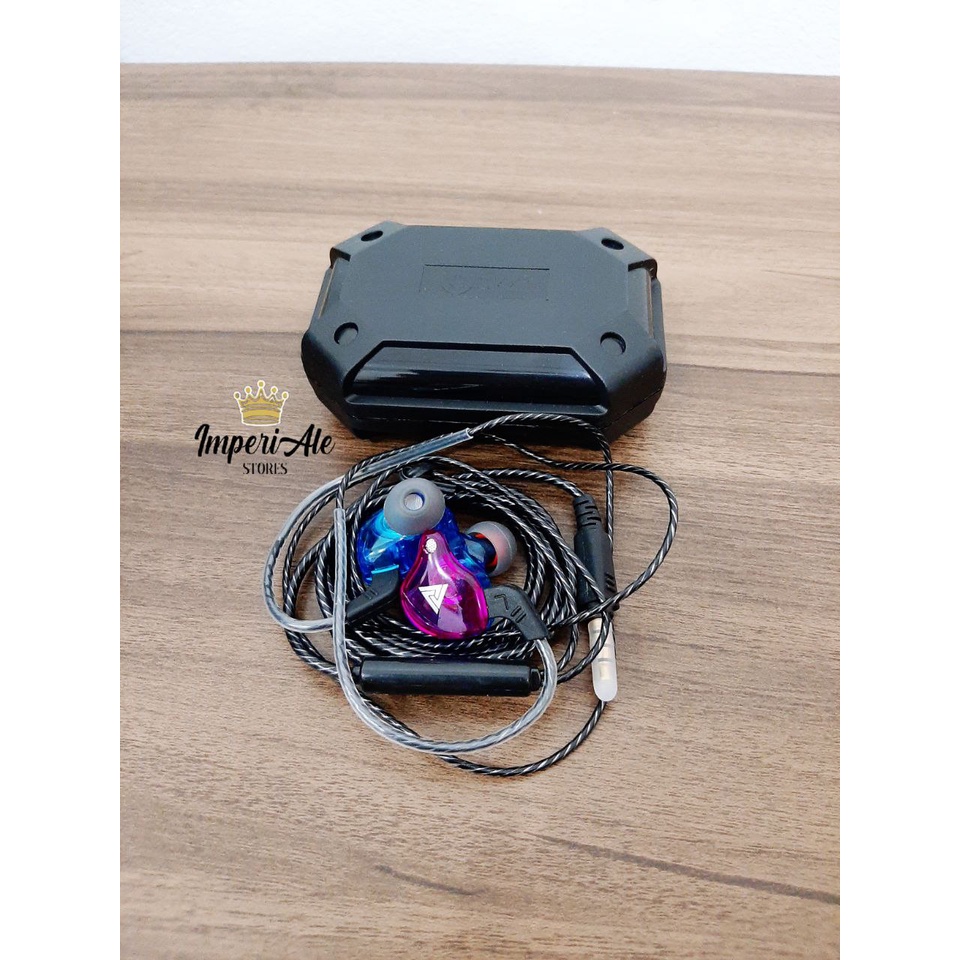 Fone Qkz Ak6 Profissional C/microfone e Retorno Palco | Shopee Brasil