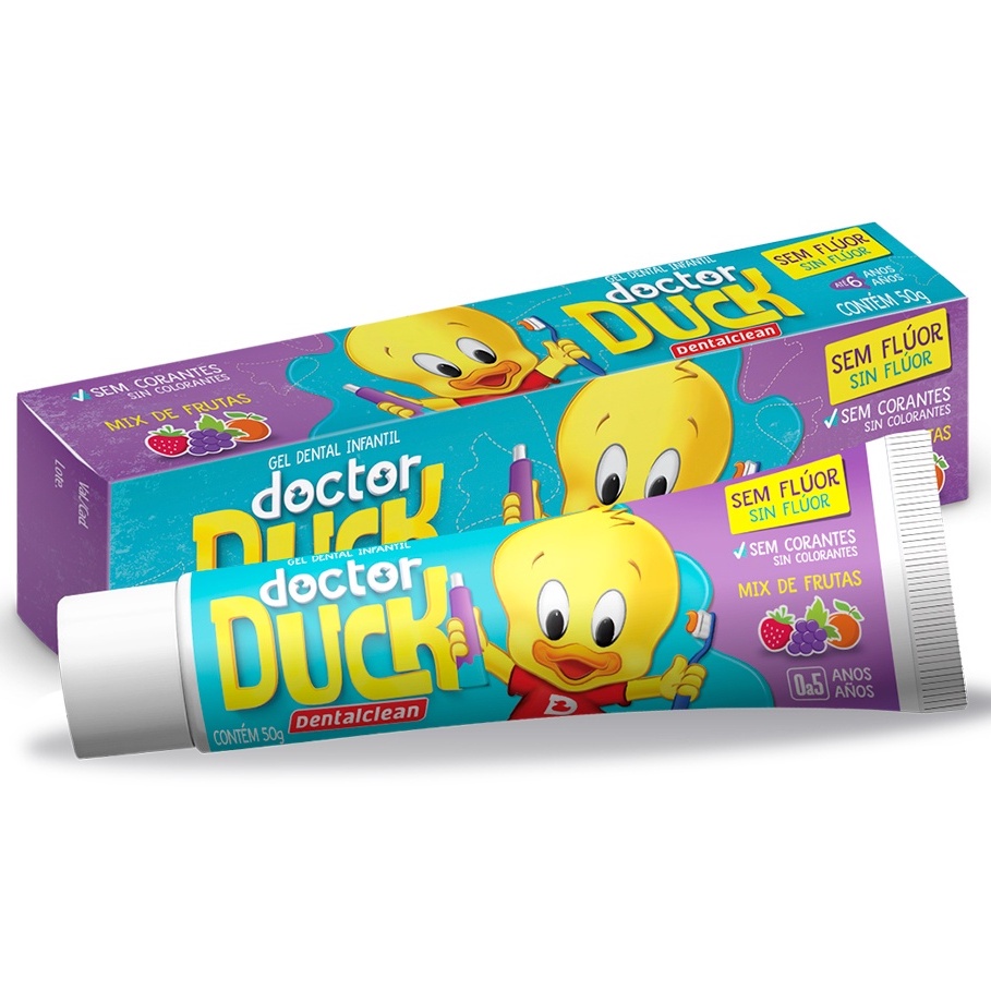 Gel dental infantil Dentalclean Doctor Duck 50 grs Creme Dental ...