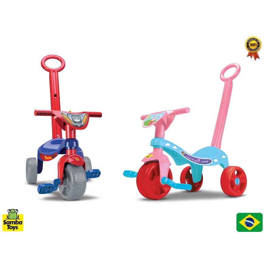 Triciclo Velotrol Herois Motoca Velocípede Infantil | Shopee Brasil