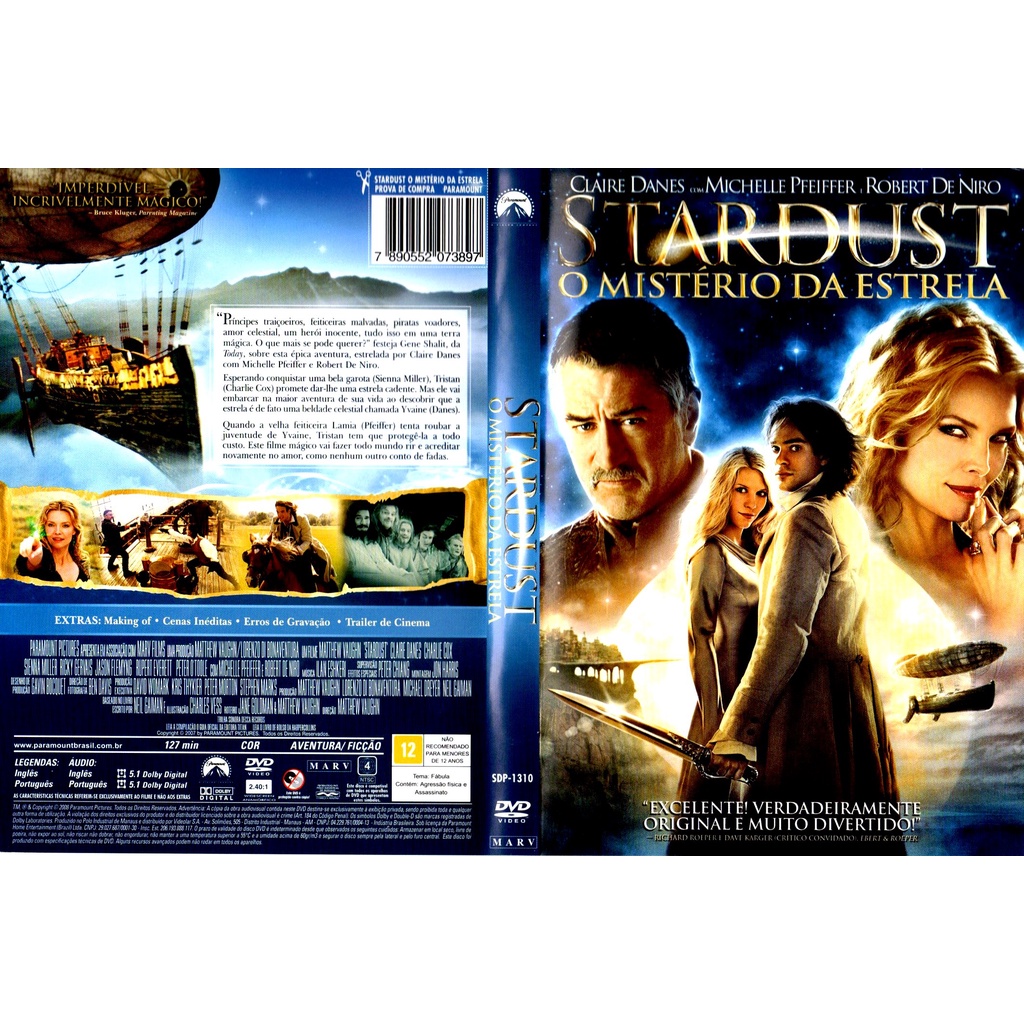 DVD - STARDUST - O MISTERIO DA ESTRELA (1) | Shopee Brasil