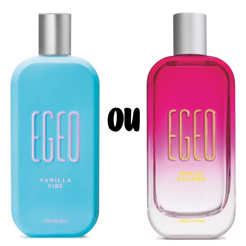 Oboticário Egeo Vanilla Vibe ou Dolce Colors | Shopee Brasil