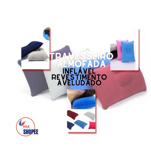 Travesseiro Almofada Inflável Revestimento Aveludado | Shopee Brasil Travesseiro Almofada Inflável Revestimento Aveludado | Shopee Brasil