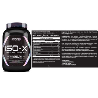 Whey Protein XPRO Nutrition ISO -X Protein Complex - 900g (chocolate) | Shopee Brasil