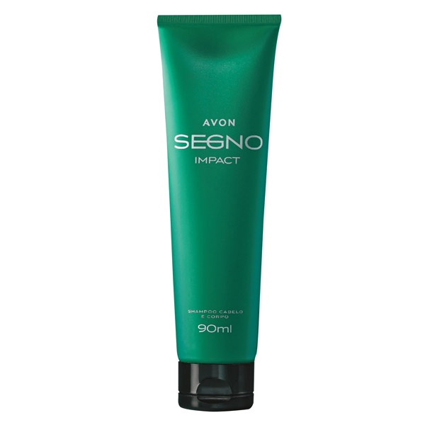 Segno Impact Shampoo Cabelo e Corpo Masculino Avon - 90 ml | Shopee Brasil