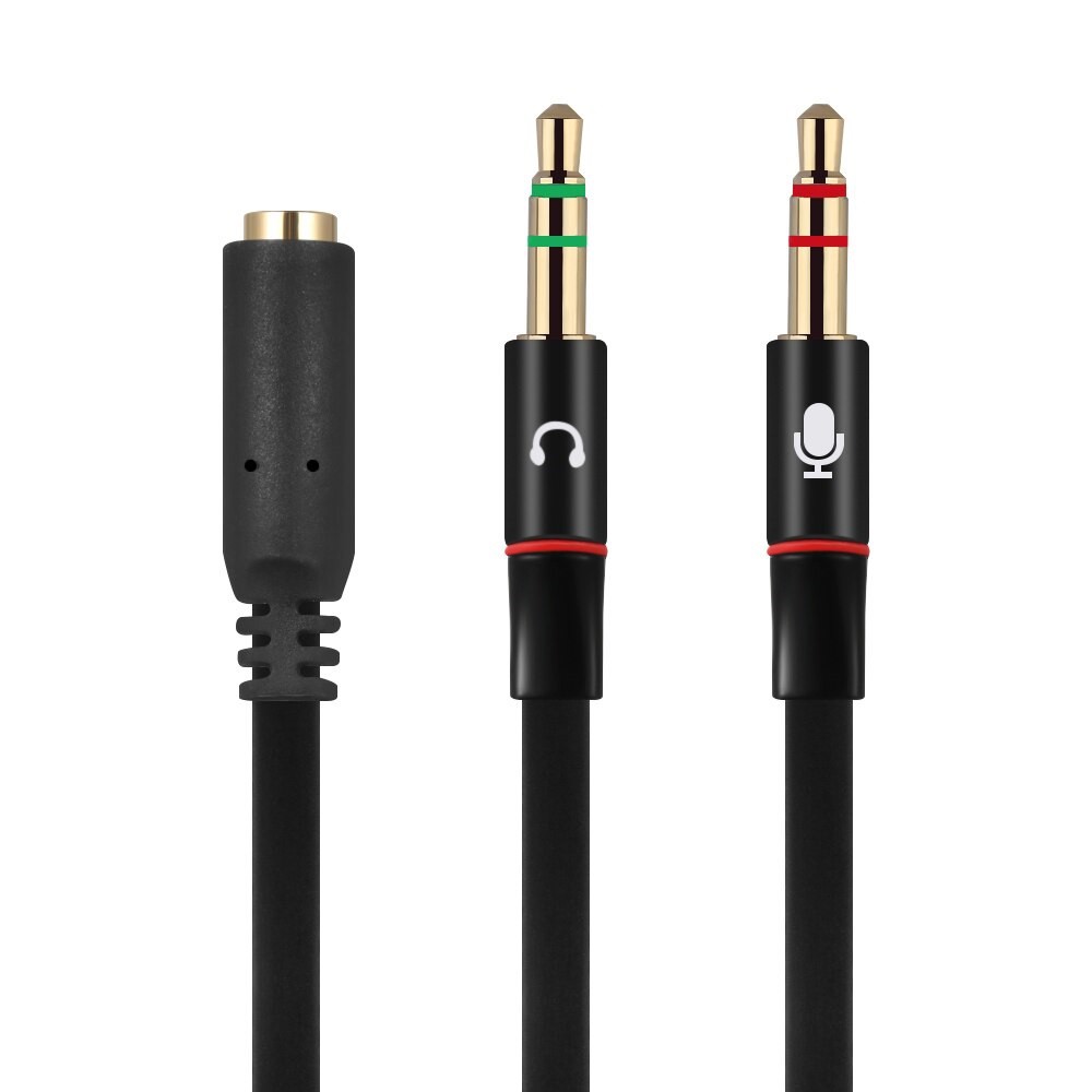 Adaptador P3 Fêmea Para P2 Macho (Fone) e P2 Macho (Microfone) - PC ...