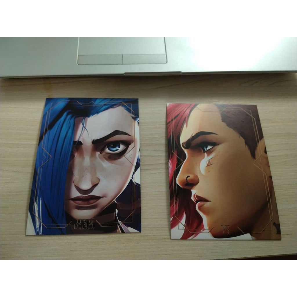 Fancard colecionável de Arcane - ÚLTIMOS DO BRASIL - Card da Vi e Jinx ...