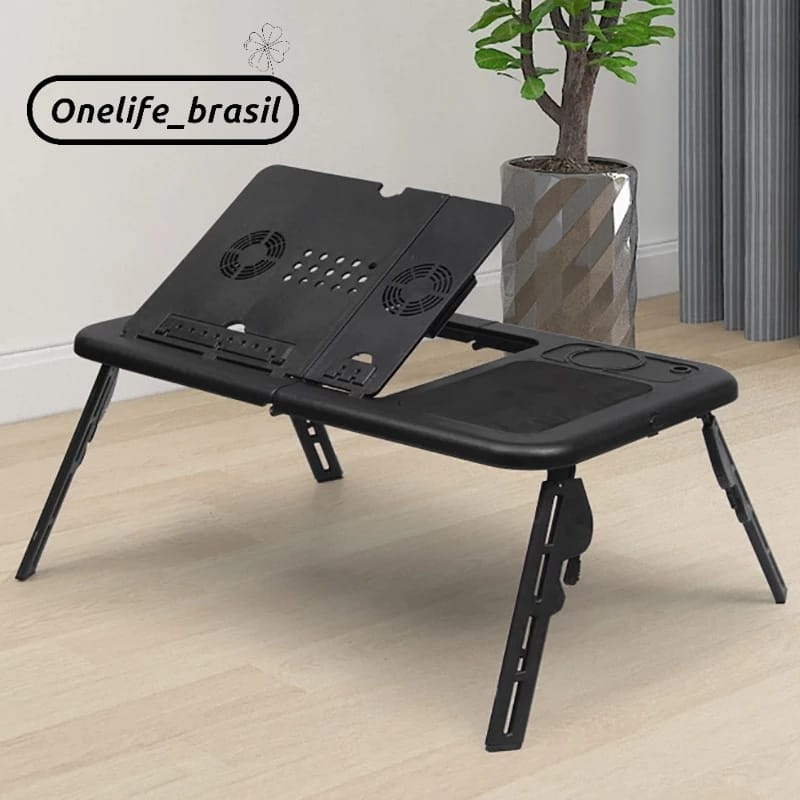Mesa Articulada Dobrável P/ Notebook Com Cooler Sofá Cama - Desconto no ...
